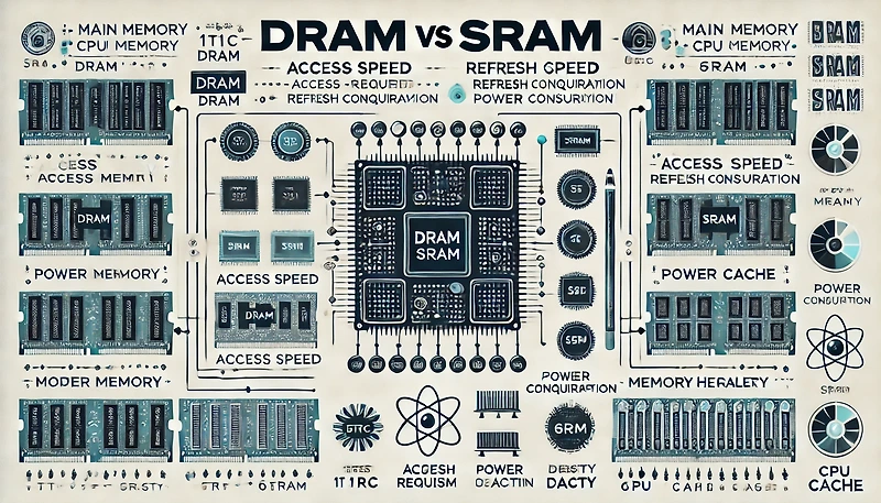 DRAM vs SRAM