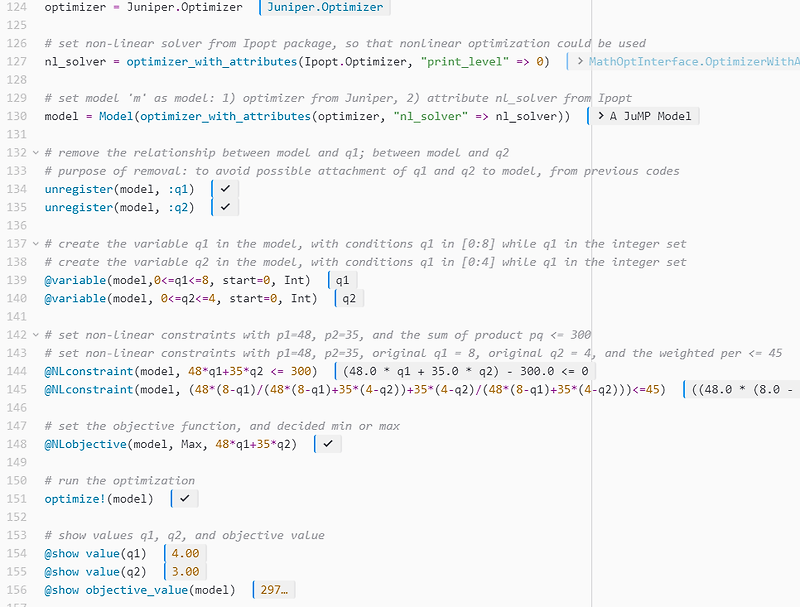 Julia 활용 #1 - 비선형(non-linear) optimization(최적화) model으로 주식 포트폴리오내 어떤 ...