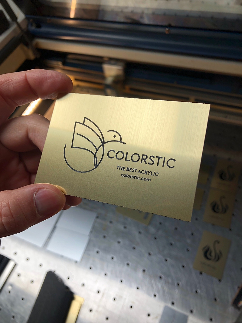 아크릴 보드 Metal Color Sheet Sample Ordermade for 컬러스틱 COLORSTIC