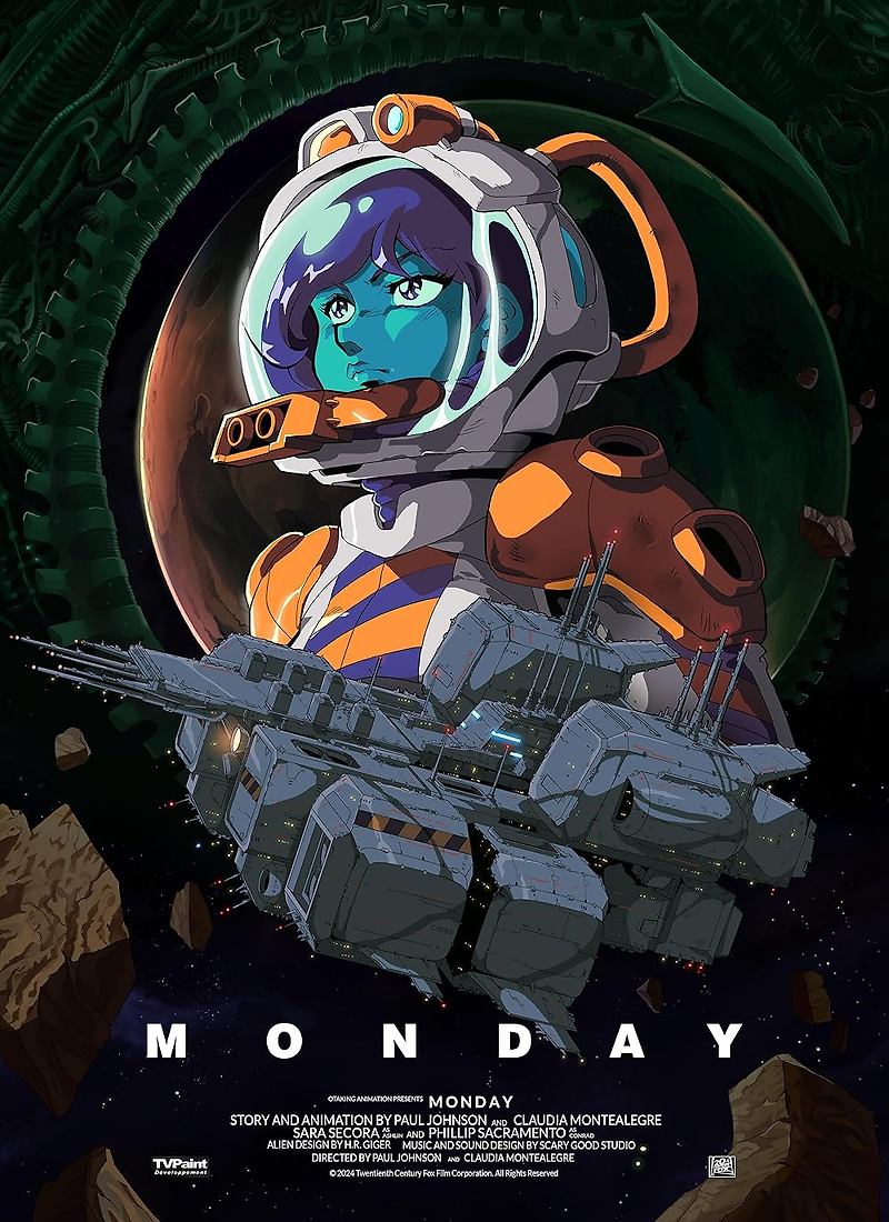 80년대 감성의 팬 애니메이션. Alien : Monday (한글)