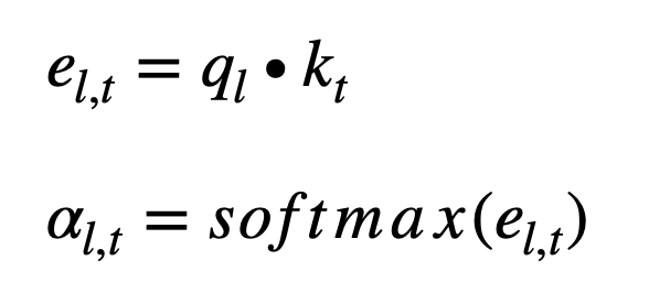 Transformer: Scaled dot-product attention