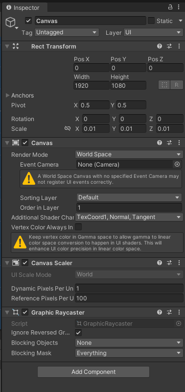 Canvas RenderMode 정리