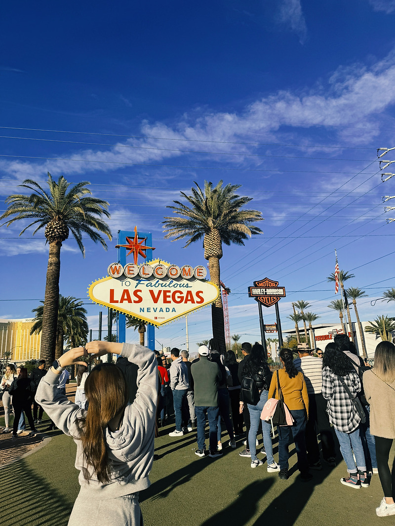 ️ Jrip_ LA 여행 기록, LA 여행의 열두 번째 이야기 [ 4일차, 라스베가스/ 라스베이거스 사인 사진 찍기(라스베가스 ...