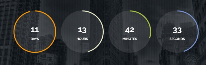 [해피CGI][cgimall] jQuery 카운트다운 타이머 플러그인