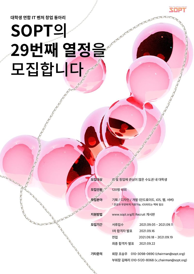 [SOPT] 29기 SOPT iOS 파트 YB 지원 및 합격 후기 - (1)