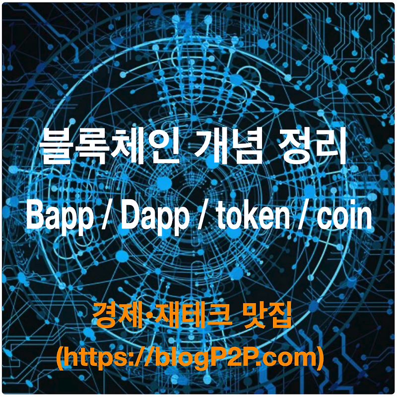 블록체인 개념 정리 - 비앱(Bapp), 디앱(Dapp), 토큰(token), 코인(coin)