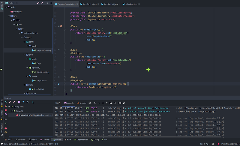 [springBoot] spring batch scheduler modularization (feat. DB)