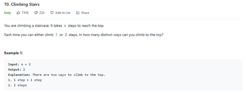 [leetcode Java] 70 Climbing Stairs