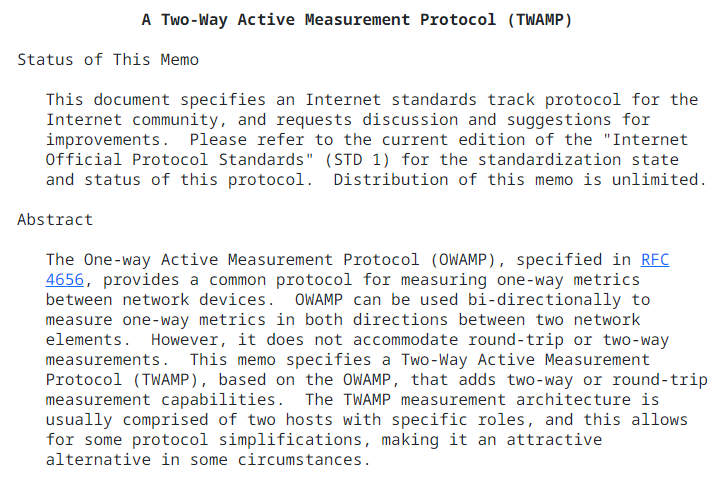 TWAMP 프로토콜의 이해: 네트워크 성능 모니터링의 새로운 기준