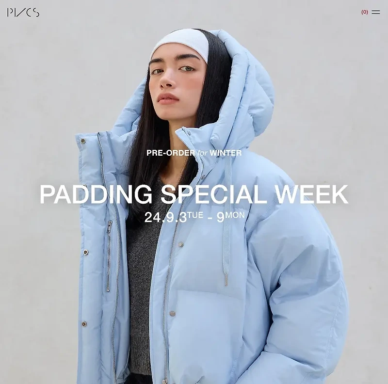 프븏스 24FW 패딩, 스타일리시한 겨울