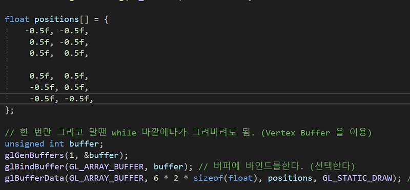 OpenGL #5 Index Buffer
