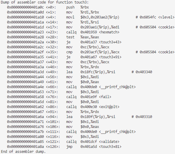 Lab3: Attacklab (phase 3)