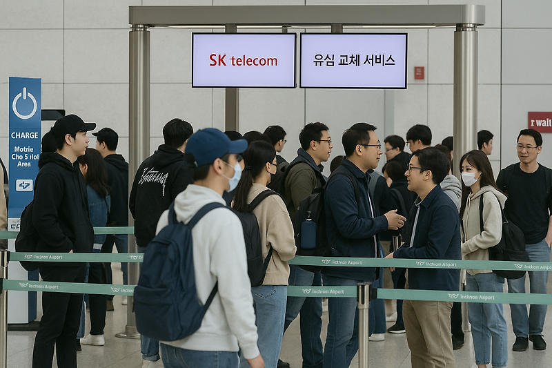 SKT 유심 해킹 사태, 황금연휴 앞두고 고객 불안 폭발! 로밍과 유심보호, 어떻게 해야 할까?