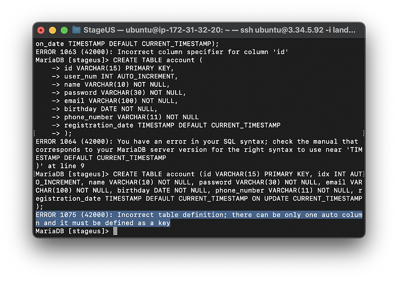 sql-error-1075-incorrect-table-definition-there-can-be-only-one