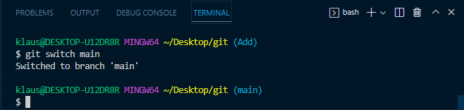쉽게 따라하는 Git 독학 _ Git branch merge (윈도우)