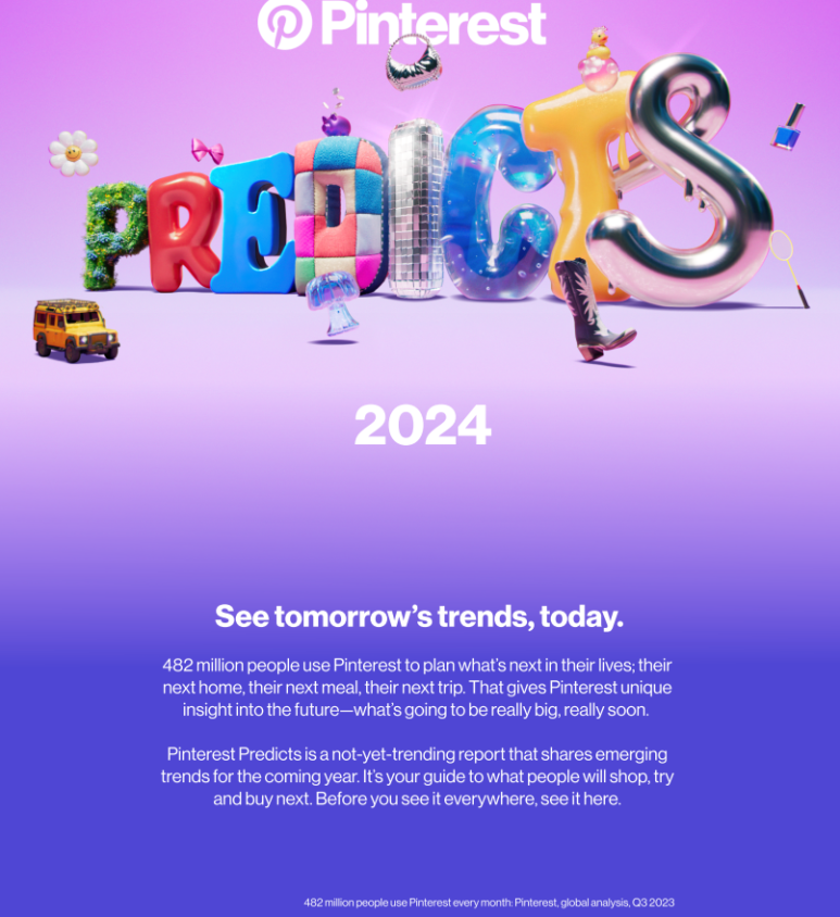 Pinterest가 정리한 2024년 주요 트렌드