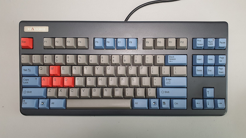 키보드 공방) 리얼포스 87u 균등 풀윤활