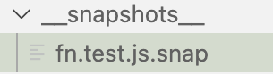 JEST - snapshot