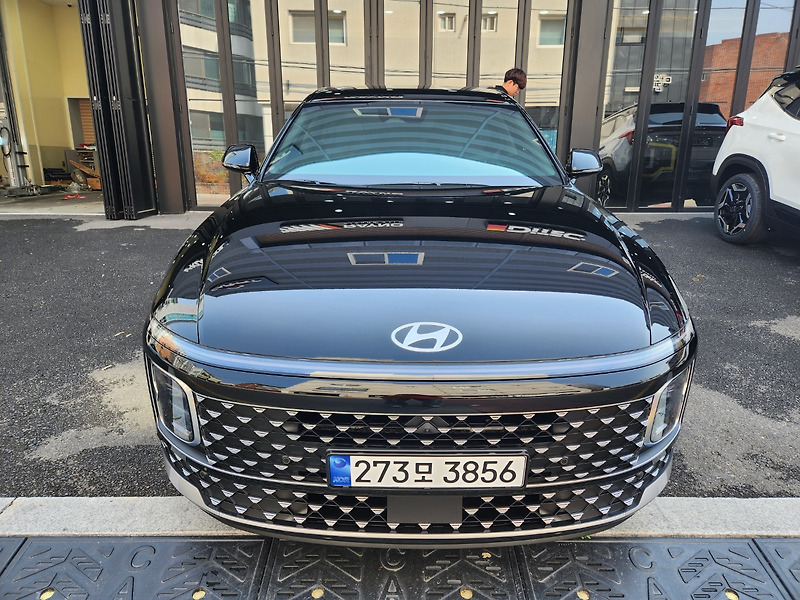 그랜저GN7 하이브리드 어비스블랙펄 브이쿨 썬팅 후기 :: OTL