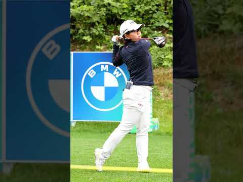 LPGA BMW 2023 세계랭킹 8위 나사 하타오카의 무언가 매우 특이한 드라이버 샷