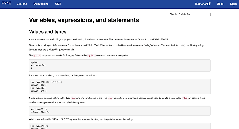3. 기초 파이썬 입문(PY4E) 3장: 변수, 표현식, 그리고 문