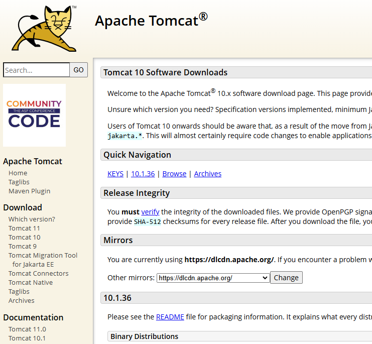 [Linux] 리눅스에 수동으로 Tomcat 설치하기 [wget 없이 Tomcat 10 설치하는 법] — 예르미의 코딩노트