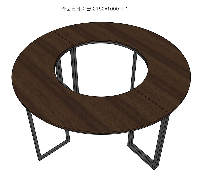 라운드테이블2150-1000,테이블,원형테이블