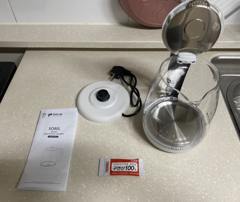 키친아트 쏘렐 무선 전기주전자 1.8LKIA-EK12 특징 및 장단점