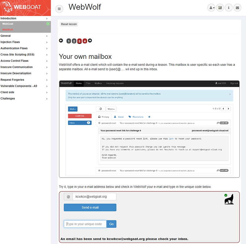 Webgoat Introduction(WebWolf)