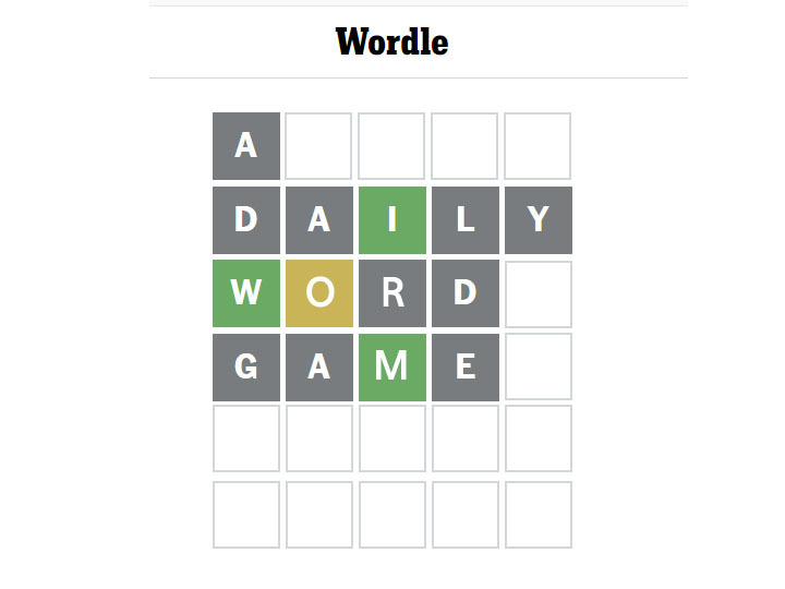 워들(wordle) 영어 단어 퍼즐 게임 직접해 본 과정과 인기 있는 이유 - Hei zooming