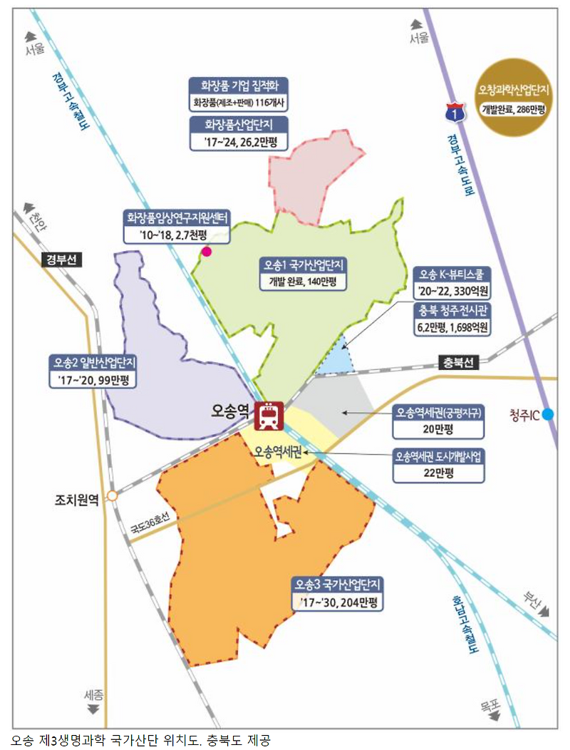 오송 제3생명과학 국가산업단지조성사업 수용주민설명회?