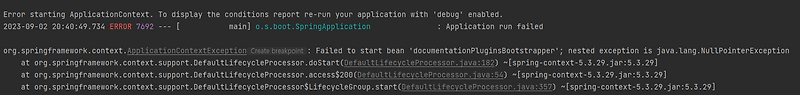스프링 Swagger 오류 해결 - Failed to start bean 'documentationPluginsBootstrapper'; nested exception is ...