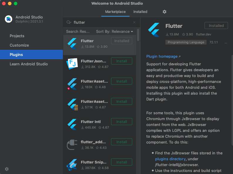 [flutter] 개발 환경 구성하기(mac) — 개발하는 우디