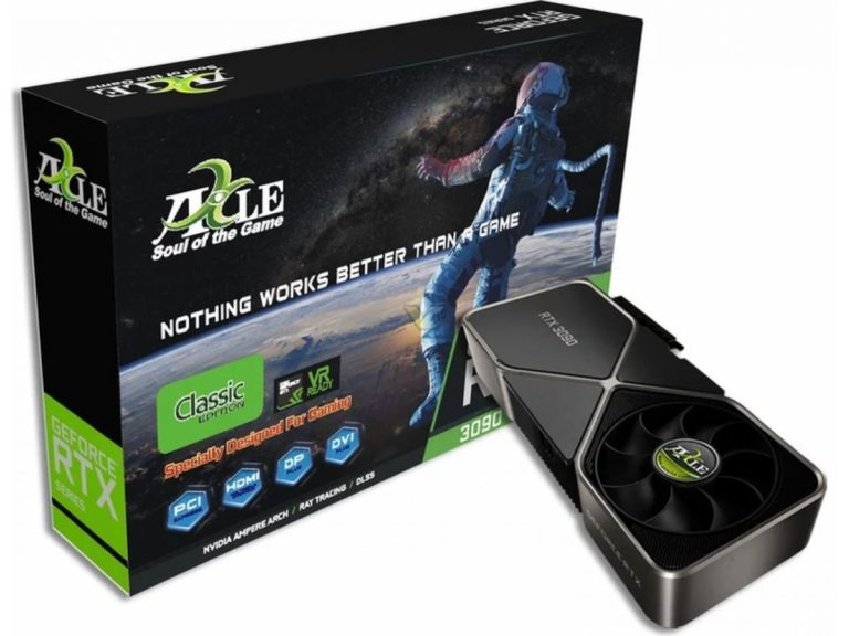 AXLE, 최초의 맞춤형 Founders Edition 인 GeForce RTX 3090 CLASSIC 발표?