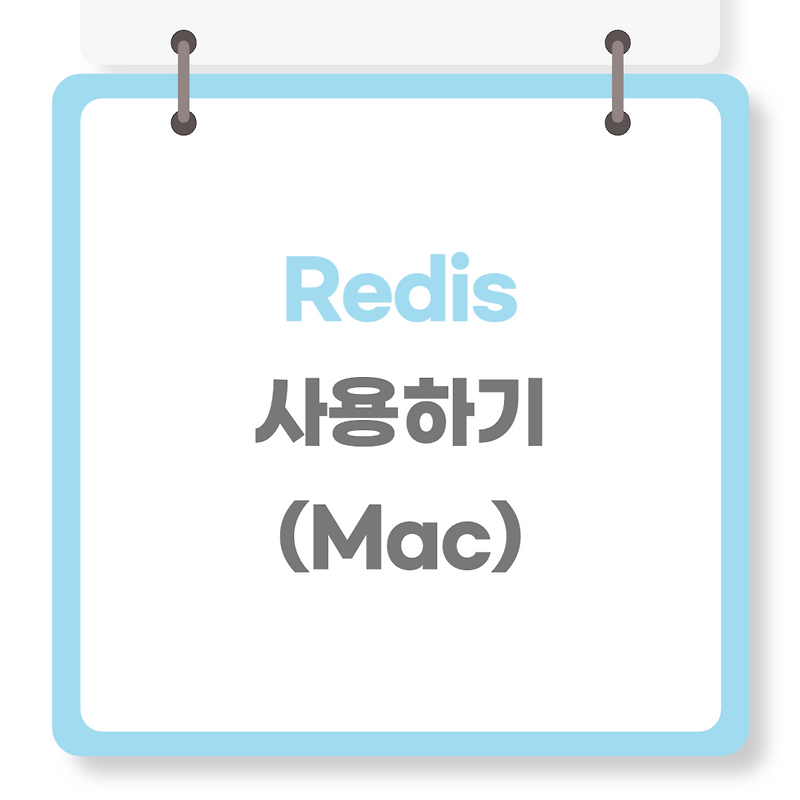 [Spring] Redis 사용하기 (Mac)