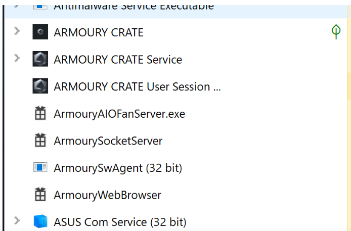 [asus armoury 소프트웨어 삭제] 프로그램 제거해도 지워지지 않는 서비스 삭제