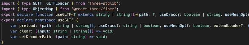[React Three Fiber] TypeScript 적용 삽질기