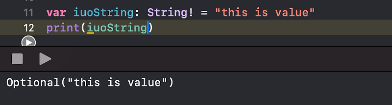 Implicitly Unwrapped Optional