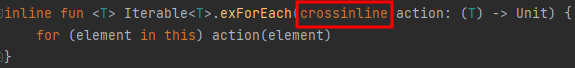 [Kotlin] inline 사용법 (4) - crossinline 사용법