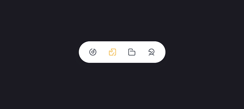 Tab bar animation - Only CSS