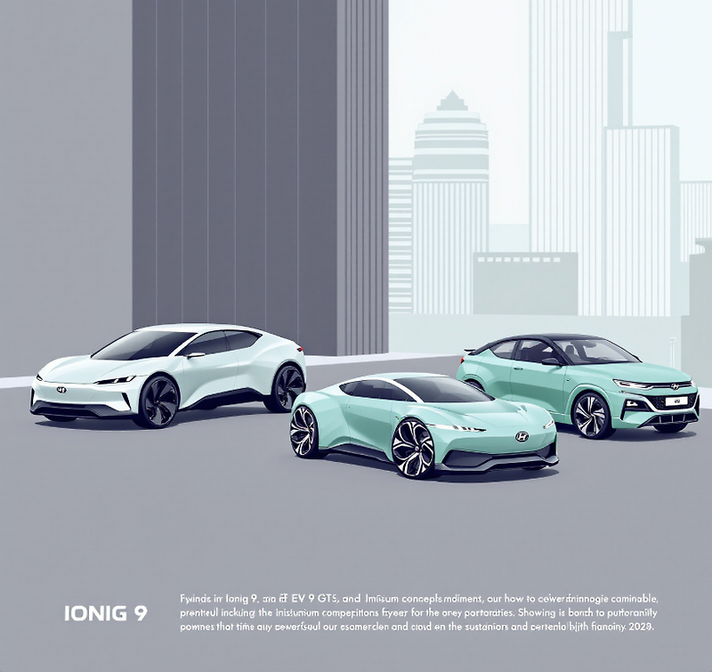 아이오닉 9, EV9 GT, 이니시움 콘셉트 차세대 전기차 시대를 열다!