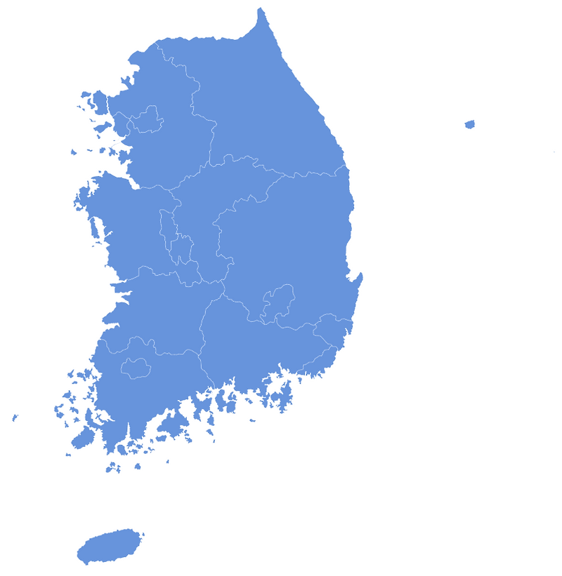 amchart 한국지도(독도포함)