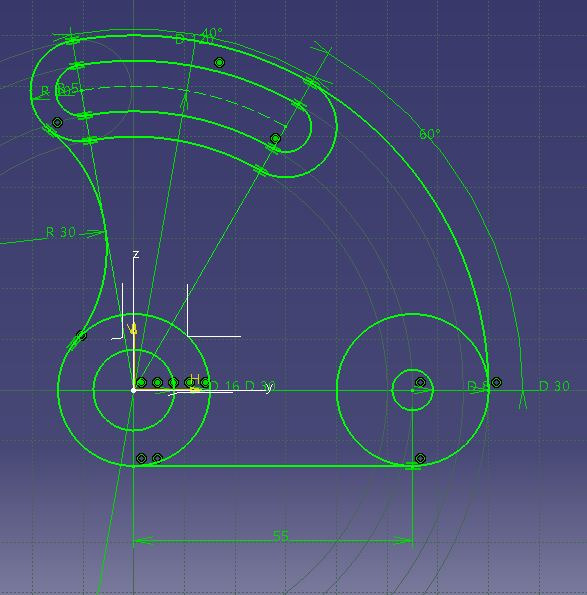 [CATIA] 5. 2D Sketch 연습