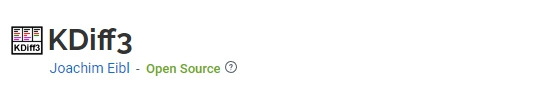 KDiff3 무료 다운로드
