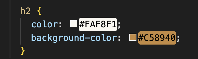 Color/Font Properties