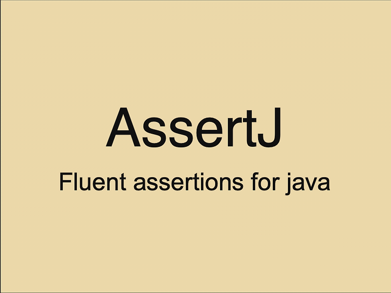 AssertJ Core 가이드