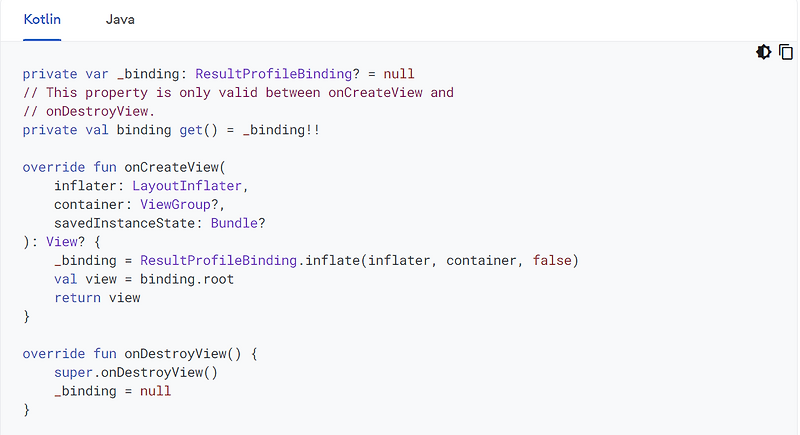 [TIL] Fragment에서 ViewBinding 사용하기