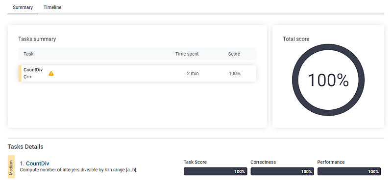 [Codility] Lesson5 - Prefix Sums : Count Div