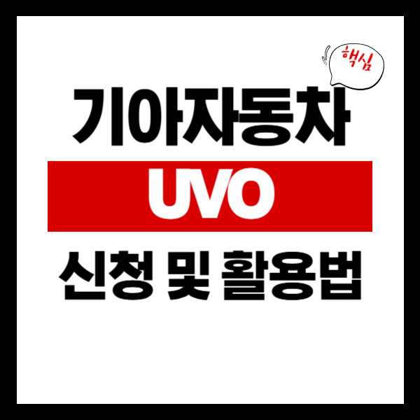 기아차 UVO 서비스 신청 및 활용 방법! 원격 제어부터 내비 연동까지