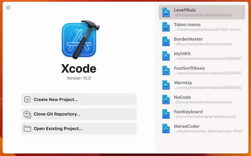 [Xcode] Xcode 간단 설명서 :: Stay_jun
